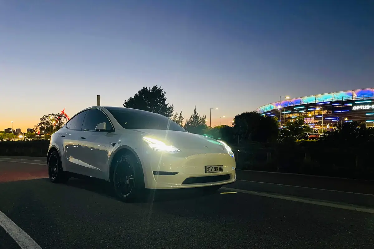 Car Hire in East Perth | Tesla Model Y, 2022, 400kms range in Perth | evee