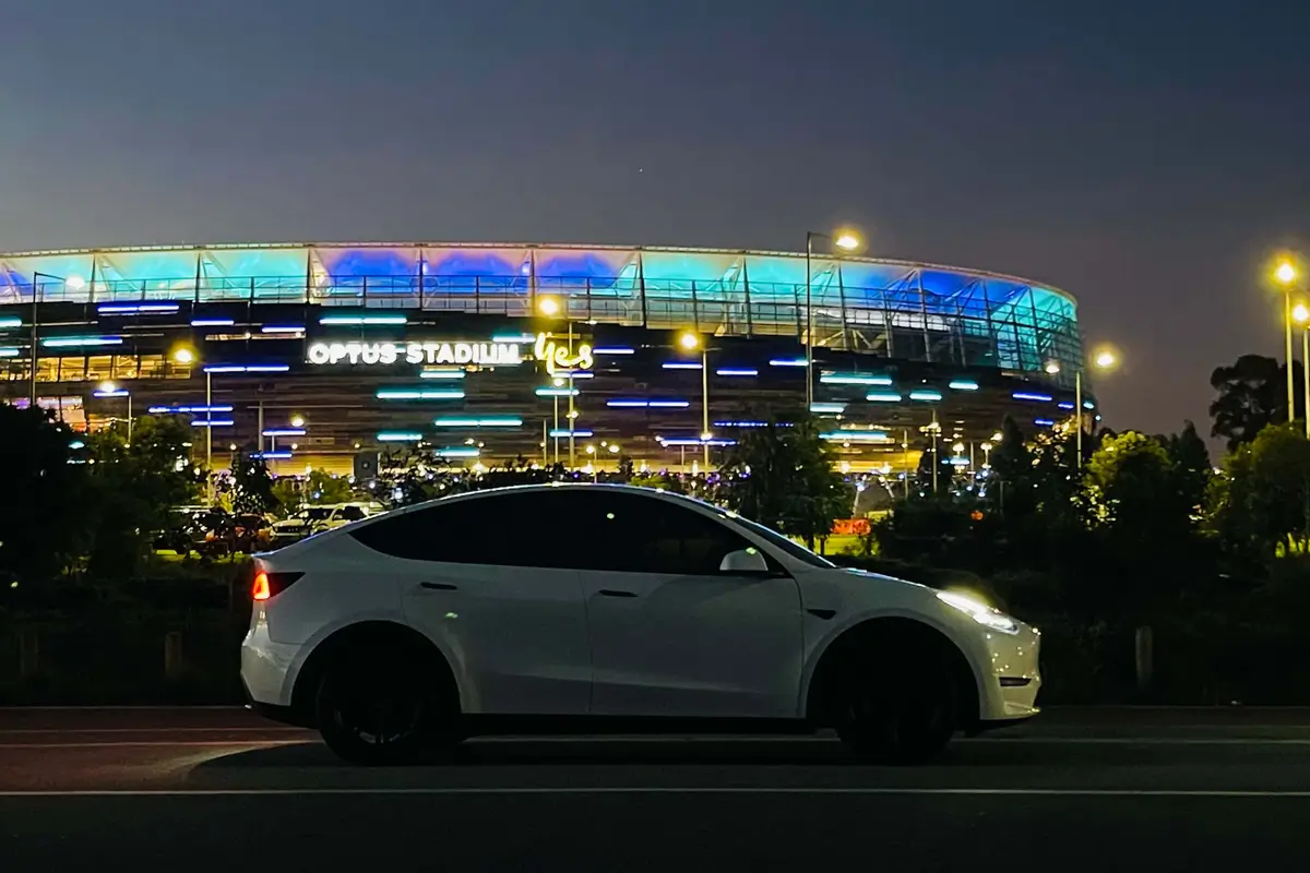 Car Hire in East Perth | Tesla Model Y, 2022, 400kms range in Perth | evee